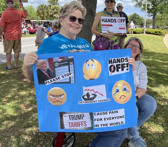 Trump-Stronghold The Villages in Florida Holds Large ‘Hands Off!’ Rally ...